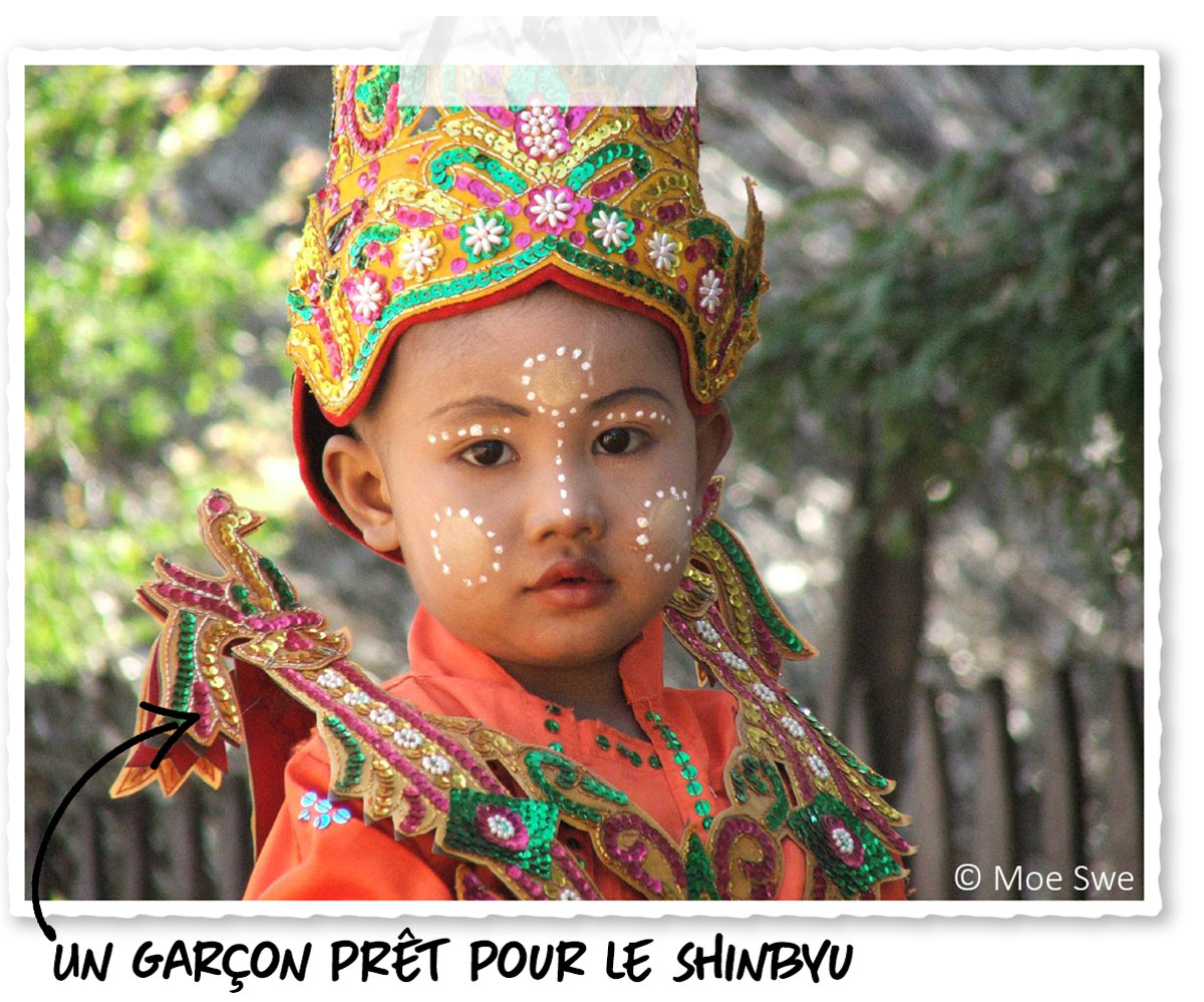 Shinbyu, une cérémonie initiatique des moines novices de Birmanie